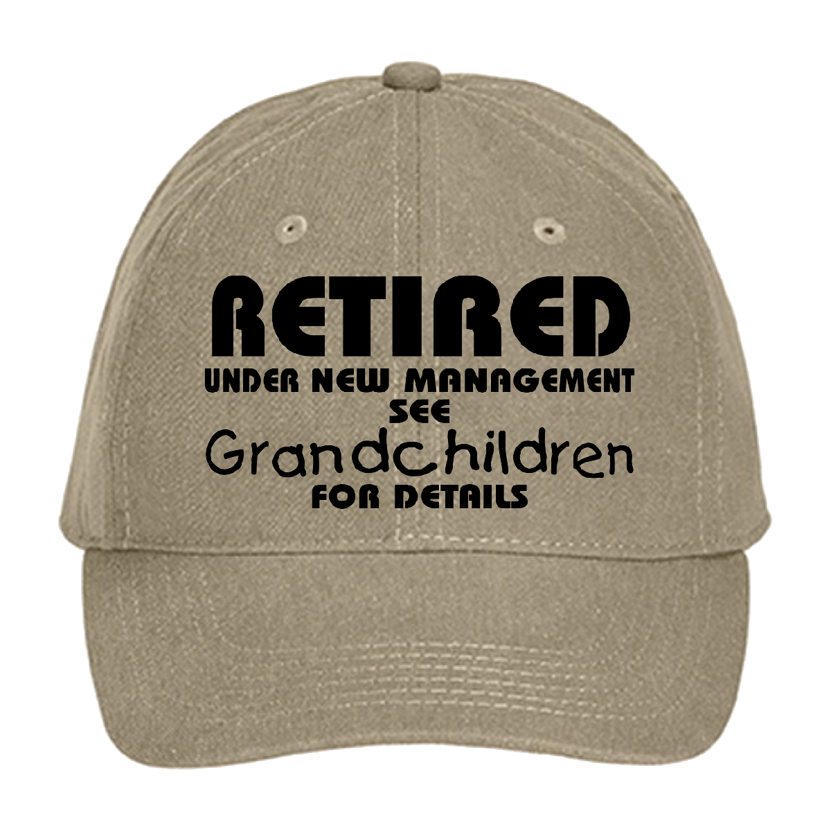 Retirement Hat Gift/ Funny Retired, Under New Management See Grandchil ...